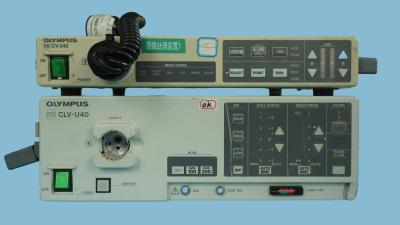 China CLV-240 Xenon Endoscopy Light Source & CV-240 Video Processor with 20 Pre-Set Functions and 40 Patient File Capacity for sale