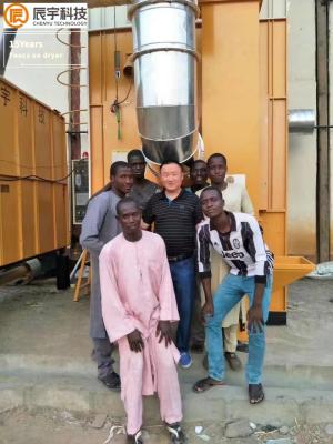 China 12 Ton Cross Flow Paddy Dryer Machine 7.87kW with 50-65 Minute Loading Time for Grain Processing for sale