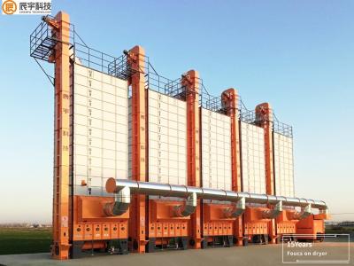 China 21000 KG Paddy Dryer Plant - 13.7KW Mechanical Grain Dryer for Rice and Corn Processing for sale