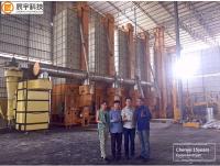 China 12 Ton Cross Flow Paddy Dryer Machine 7.87KW 220V/380V for Rice Wheat Corn Drying for sale