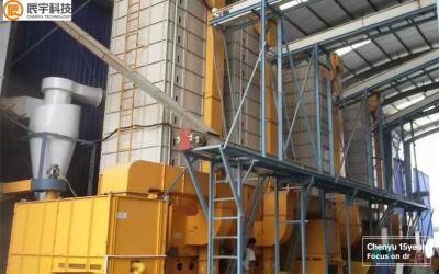 China 12 Tons per Batch Cross Flow Paddy Dryer Machine - 7.87 kW Motor, 0.5-1.2% Drying Rate for sale