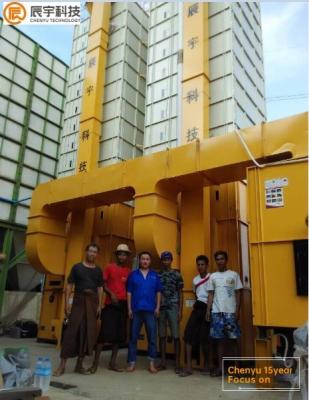 China Cross Flow Paddy Dryer 12 Tons per Batch Industrial Grain Drying Machine 380V 50Hz for sale