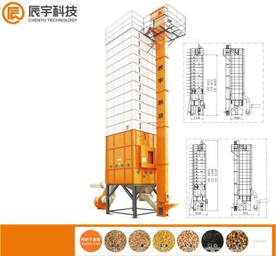 China 15T Batch Type Coffee Dryer Machine 3800kg Manual Ignition ISO 14001 Certified for Agricultural Crops for sale