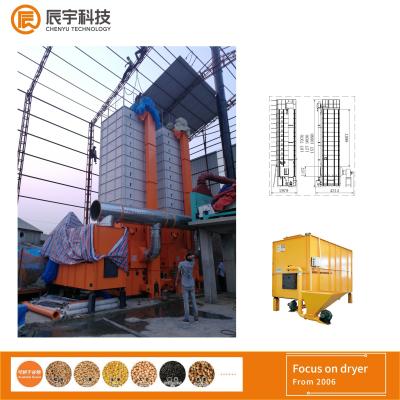 China 7.87KW 12-Ton Batch Paddy Dryer Machine with Online Moisture Monitoring and Automatic Control System for sale