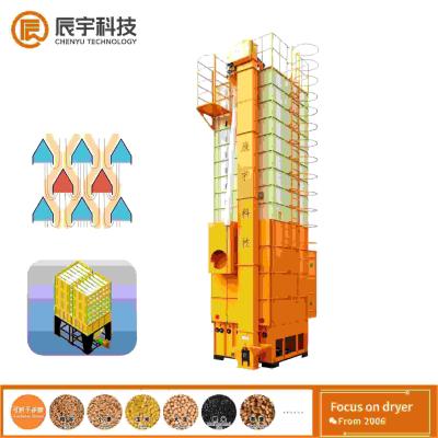 China 5HCY-15H Mixed Flow Coffee Dryer Machine 15Ton/Batch Capacity 220V with Online Moisture Monitoring for sale