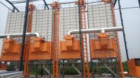 China 32 Ton No Auger Type Corn Dryer Machine with Husk Burner - 21.35 kW Motor Power, 0.5-1.2 Drying Rate for sale