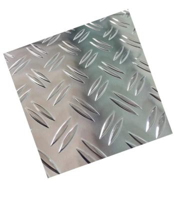 China ASTM 3003 5052 5083 6061 6063 6082 7075 Aluminum Embossed Plate, Pattern: Diamond  Orange Peel  Diamond Five-rib Pattern, Etc. for sale