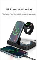 China Foldable Wireless Electromagnetic phone Charger Plastic Silicone for car for sale