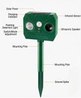 China Outdoor Solar Ultrasonic Bird Repeller Infrared Deer Repellent For Animals for sale