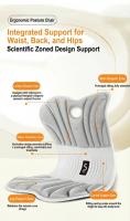 China Simple and elegant practical waist protection composed of memory foam and plastic suitable for multiple scenarios that require waist protection. for sale