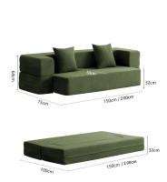 China Microfiber Modular Sectional Furniture Washable Couch For Small Spaces for sale