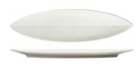 China Desserts Modern Ceramic Tableware Fish Serving Dish White Porcelain Customized for sale