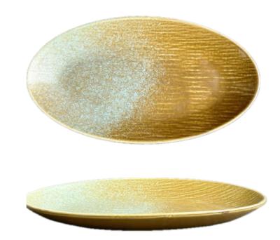 China High End Modern Ceramic Tableware Fish Plate Dish Platter Oven Safe for sale