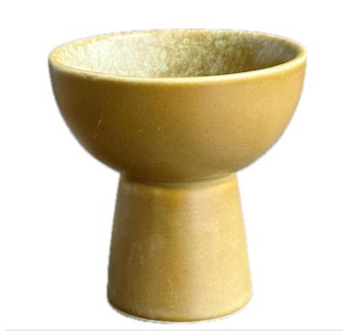 China Personalised Dining Modern Ceramic Tableware Clay Chalice Pottery Goblet for sale