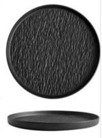 China Bulk Frosted Modern Ceramic Tableware 6 Inch Pan For Desserts Pizza for sale