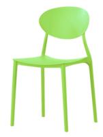 China Green Round High Back plastic Modern Chair Furniture For Kitchen Hotel for sale
