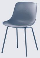 China Leisure Hard Eames Plastic Modern Chair Furniture For Kitchen Pink White Gray Blue for sale