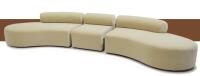 China Oversized Microfiber Curved Sectional Sofa Couch Extra Large ODM for sale