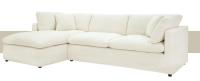 China White Modern Sectional Sofa Furniture Fabric Sponge Cloud Couch OEM for sale