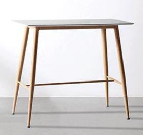 China Modern Compact Sleek Accent Side Table Furniture Slimline Custom for sale