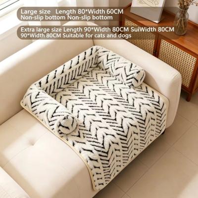 China Pet sofa blanket supplies, comfortable and soft, for home use, increase pet interaction for sale