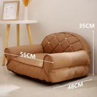 China Pet sofa bed brown supplies, comfortable and soft, for home use, increase pet interaction for sale