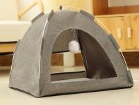 China Pet bed summer grey tent  , comfortable and soft, for home use, increase pet interaction for sale