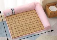 China Pet bed summer pink bed  , comfortable and soft, for home use, increase pet interaction for sale