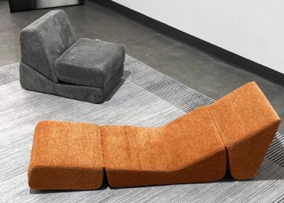 China Customized three fold lamb velvet compression sofa for sale