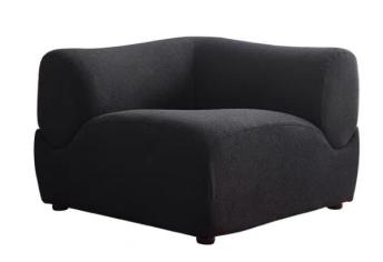 China Customized corner style lamb velvet compression sofa for sale