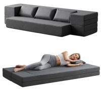 China Customized three person foldable compression sofa for sale