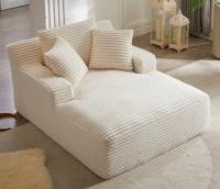 China Customized single seat corduroy compression sofa bed for sale
