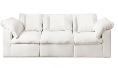 China Split module linen cloud sofa for sale