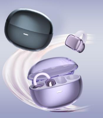 China ABS-PC ear clip Bluetooth earphones for sale