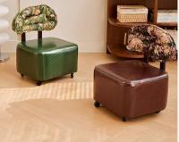 China vintage floral rolling stool features for sale
