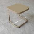 China L-shaped aluminum side table for sale