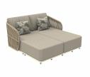 China outdoor double daybed for sale
