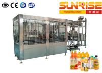China 4000 BPH Apple Fruit Juice Filling Machine With Plastic Screw Cap for sale