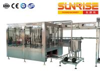 China Washing Capping Fruit Juice Filling Machine 24 Rinsing Heads for sale