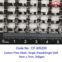 China Unidirectional Carbon Fiber Fabric Mesh 200gsm for Concrete Structure Reinforcement for sale