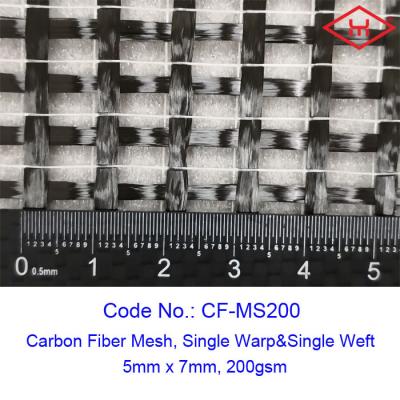 China Unidirectional Carbon Fiber Fabric Mesh 200gsm for Concrete Structure Reinforcement for sale