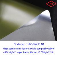 China High Barrier Multi Layer Flexible Composite Fabric 450g/m² 110cm Width for Aircraft Storage for sale