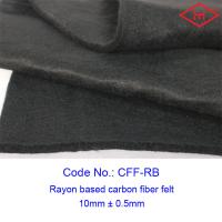 China 10mm 15mm 20mm Industrial Rayon Carbon Fiber Felt Rolls with 3400°C Heat Resistance and 0.15-0.25 W/m·K Thermal Conductivity for sale