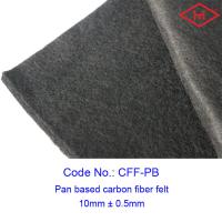 China 8mm PAN-Based Carbon Fiber Felt Rolls 0.12-0.16g/cm3 Density for High-Temperature Industrial Applications for sale
