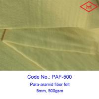 China 5mm Thickness 500gsm Industrial Para-Aramid Fiber Felt Rolls - Heat Resistant to 400°C for sale