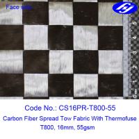 China Toray 12K T800 Carbon Fiber Spread Tow Fabric 55gsm 0.07mm for UAV Body Structure for sale
