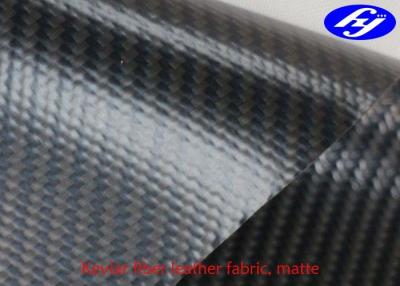 China Cut Resistant Black Artificial Leather Fabric with 480GSM TPU Coating, 0.59mm Thickness, 50-100cm Width for sale