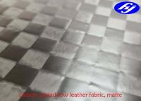 China Matte TPU Coated Spread Tow Carbon Fiber Polyurethane Leather Fabric 480g for Car Decoration for sale