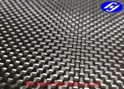 China Plain Woven 3K Carbon Fiber Fabric 160-280 g/m², 0.23-0.34mm Thickness for Aerospace and Automotive Applications for sale