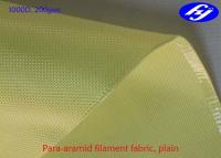China 1000D 200GSM Aramid Carbon Fiber Fabric with 0.26mm Thickness and High Temperature Resistance for sale